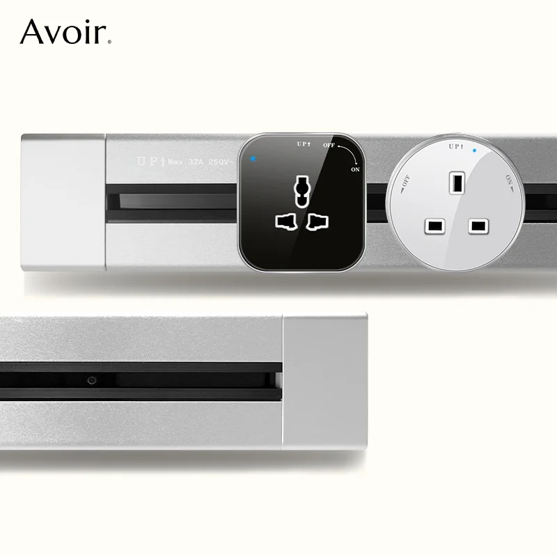 Avoir-Power-Track-Socket-Home-Kitchen-Surface-Rail-Outlet-Usb-UK-French ...