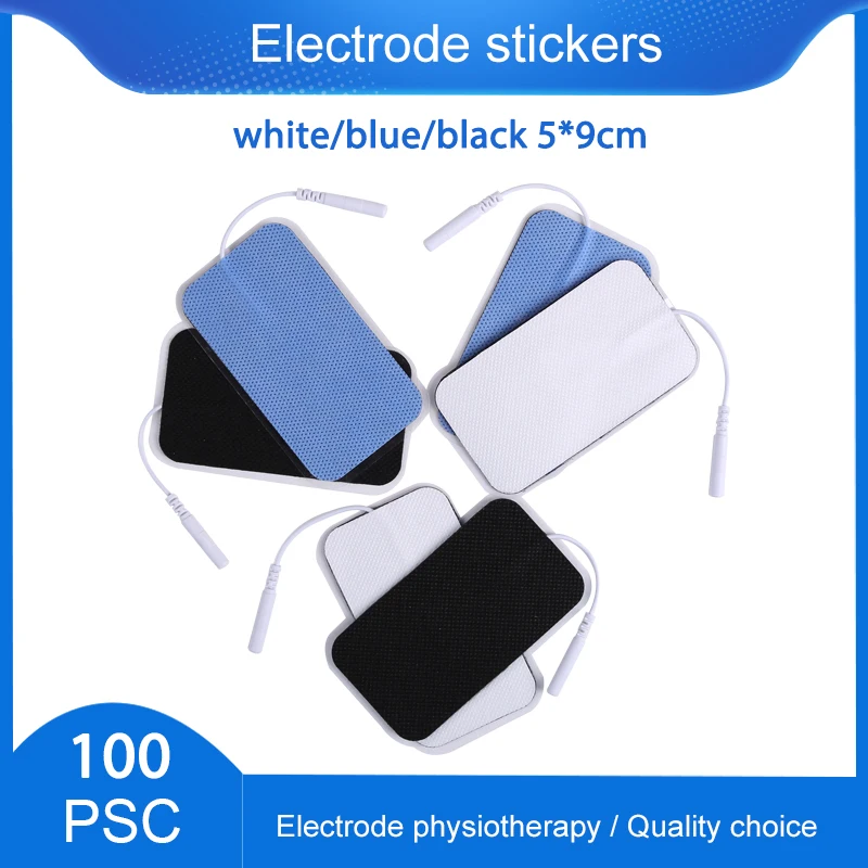 100pcs 5x9cm Electrodes Pads Electrodes Digital Therapy Machine Body ...
