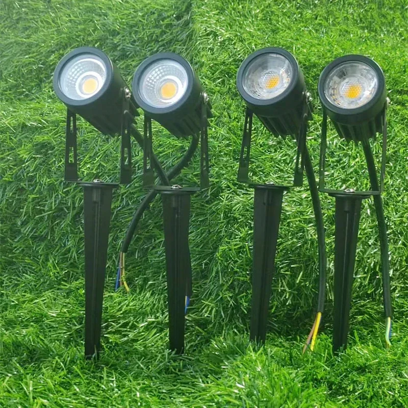 LED-Lawn-Lamps-220V-110V-12V-3W-5W-Lawn-Light-Spike-Bulb ...
