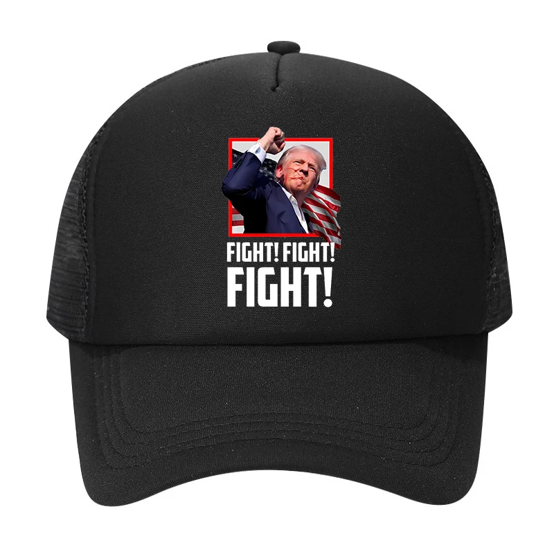 USA-President-Trump-Fight-Supporter-2024-Hat-Mesh-Baseball-Cap ...
