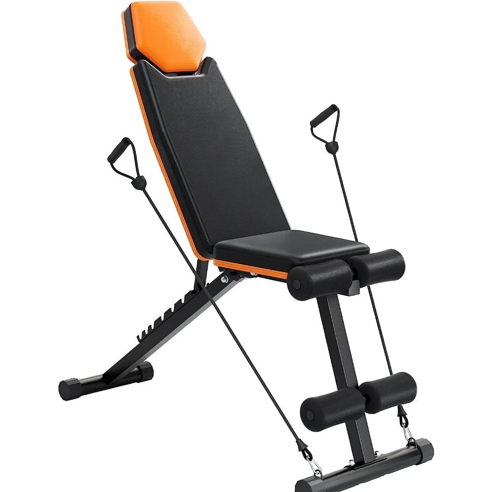 Foldable-Workout-Bench-for-Home-Gym-Use-PERLECARE-Adjustable-Weight ...