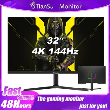 Tiansu Gaming Monitor 144 hz 4k 32 inch for PC Gamer 28 inch 4 k 144Hz ...