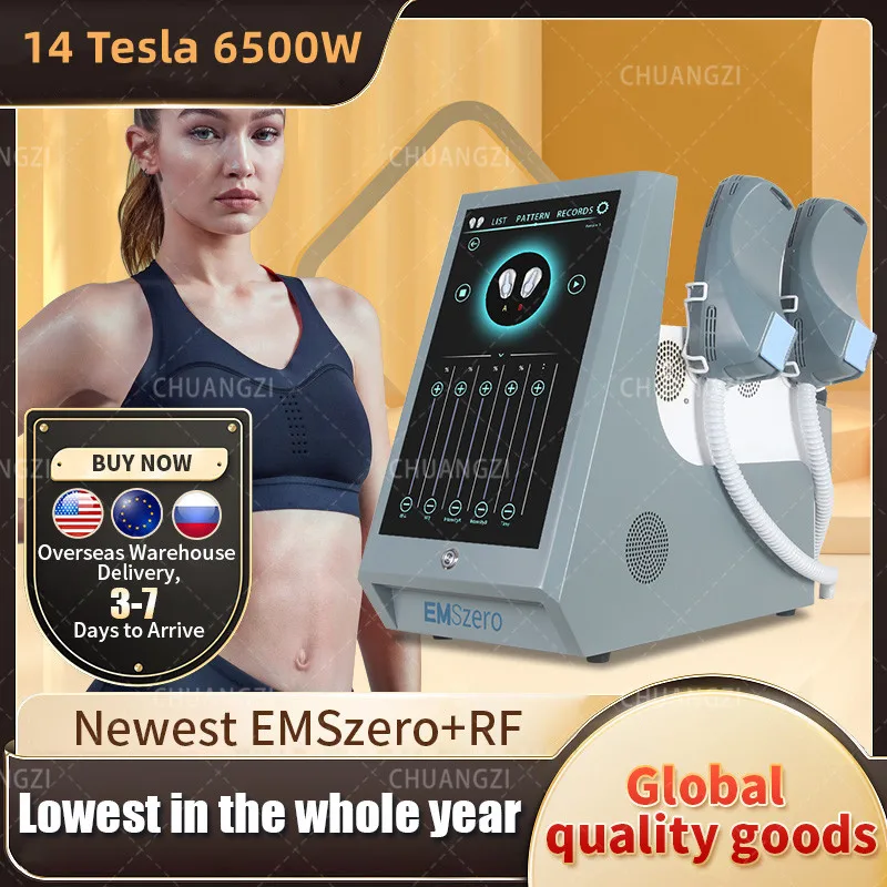 2023 new in DLS-EMSLIM NOVA Power 6500W 14 Tesla Hi-EMT Sculpt Machine ...