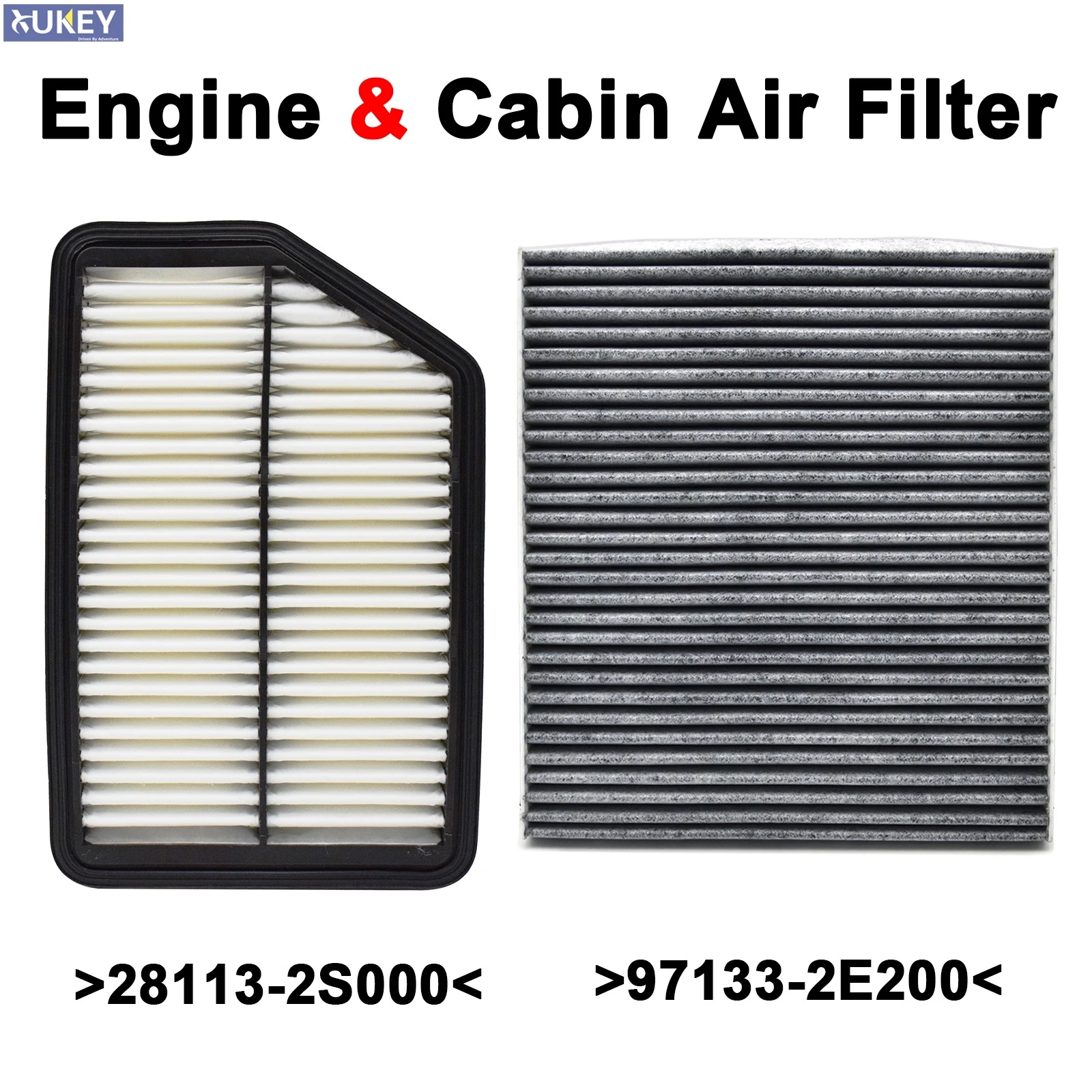 Juego combinado de filtro de aire de polen de cabina y motor 28113 ...