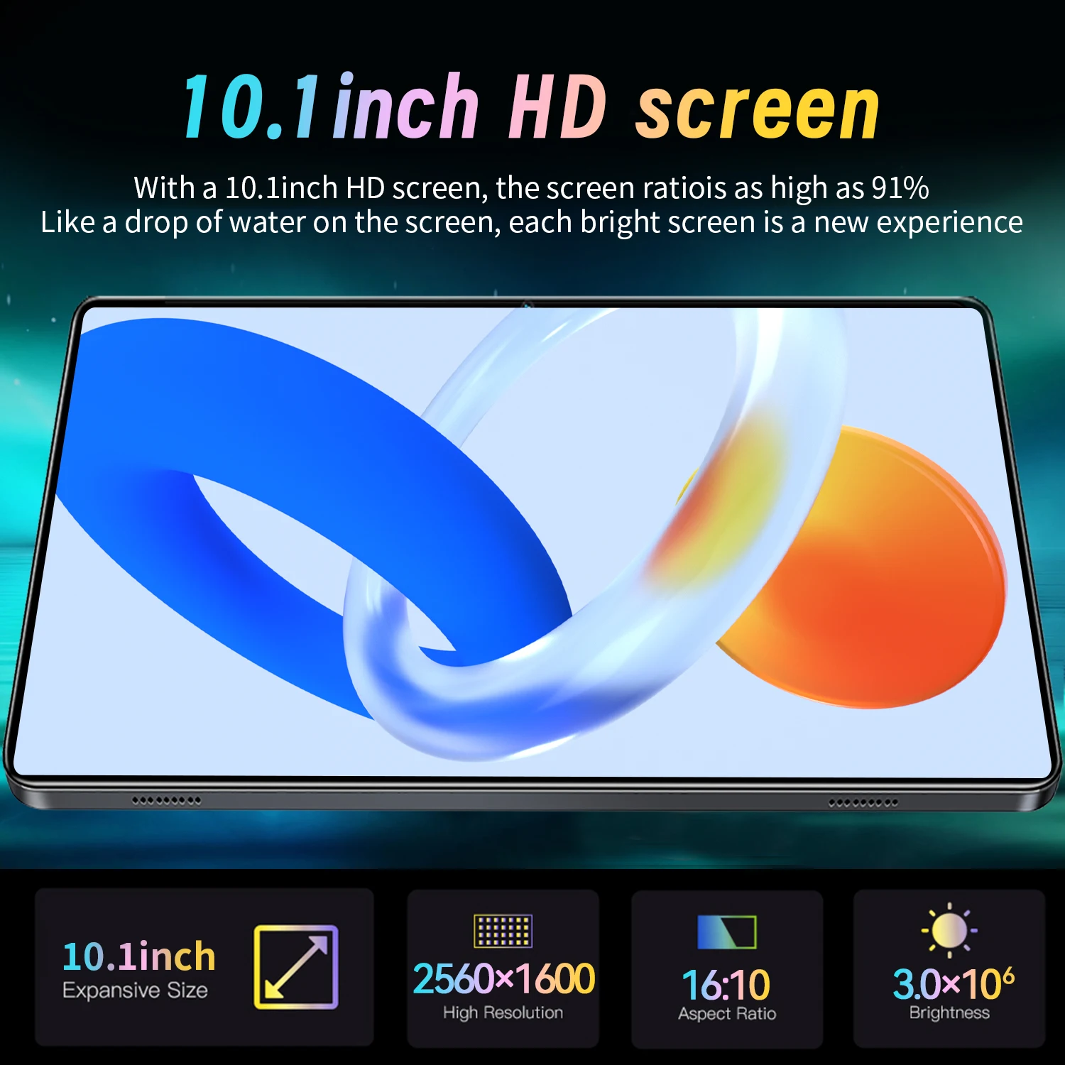 2024 Global Version Tablet 16GB RAM 1TB ROM 10.1 Inch tablet Android 12 ...