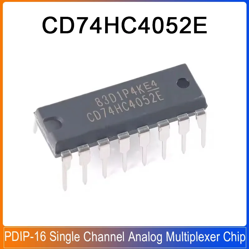 5PCS-CD74HC4052E-PDIP-16-74HC4052E-74HC-Single-Channel-Analog ...