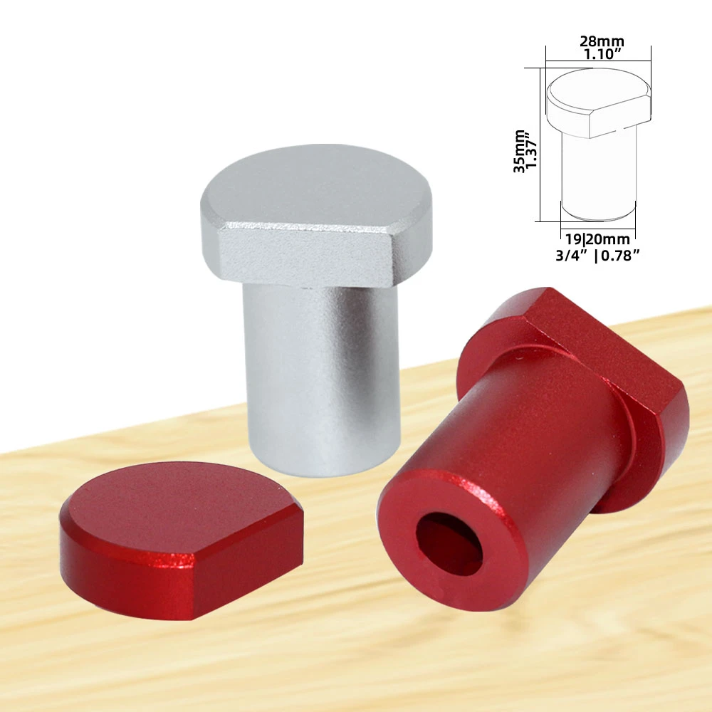 Aluminum Alloy Workbench Peg Brake Stops Bench Clamp 19/20mm Dog ...