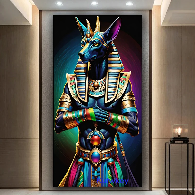 New-Large-Egyptian-Mythology-Anubis-DIY-Diamond-Painting-Kits-Full ...