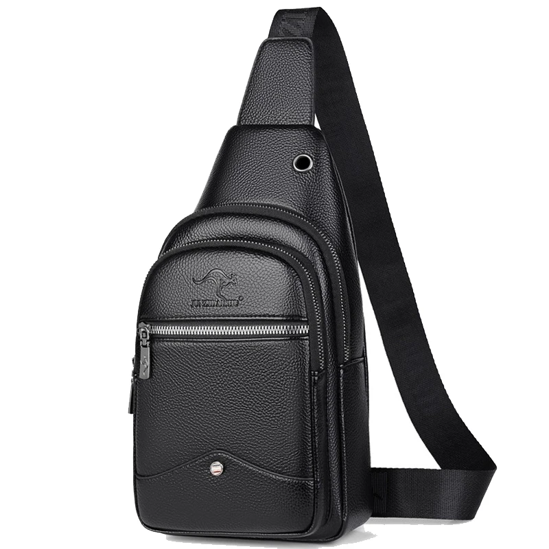 Leather Men's Shoulder Bag | Leather Shoulder Bag Men | Casual Shoulder ...
