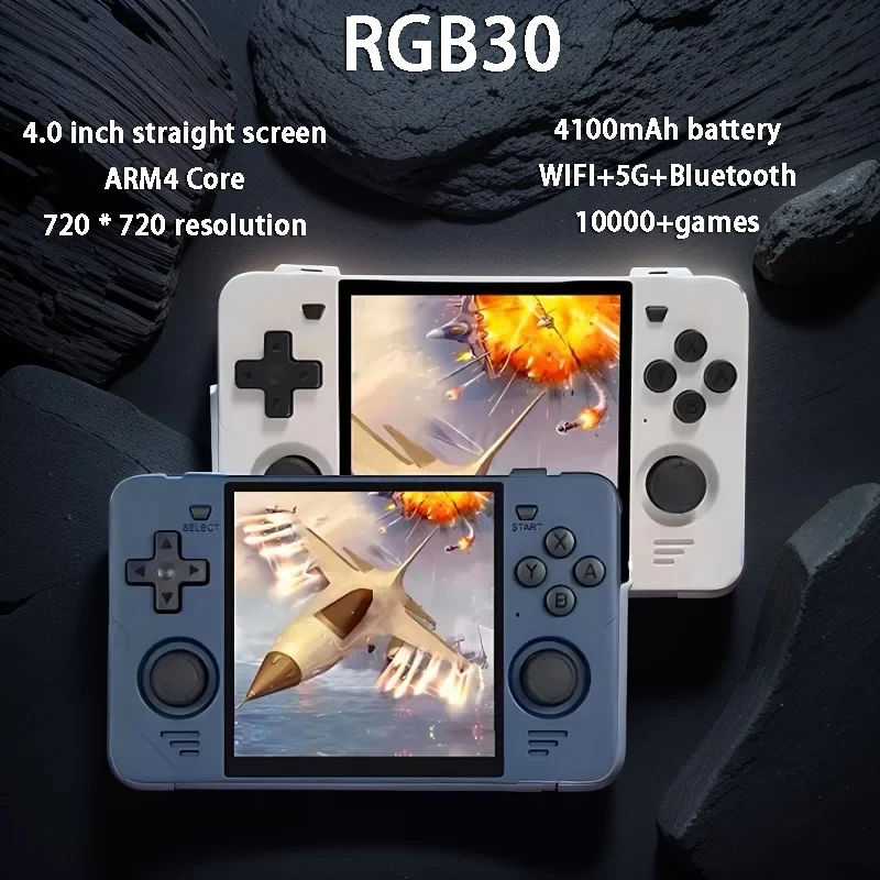 RGB30-Electronic-Game-Console-4-0-inch-Straight-Screen-Handheld-Game ...