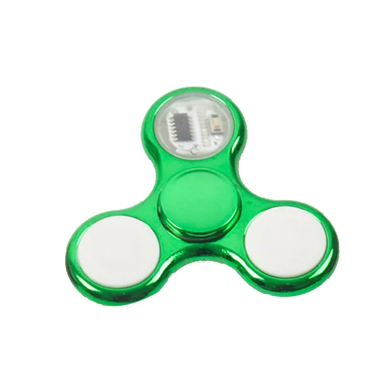 Green-Creative-LED-Fidget-Spinner-Hand-Top-Spinners-Glow-in-Dark-Light ...