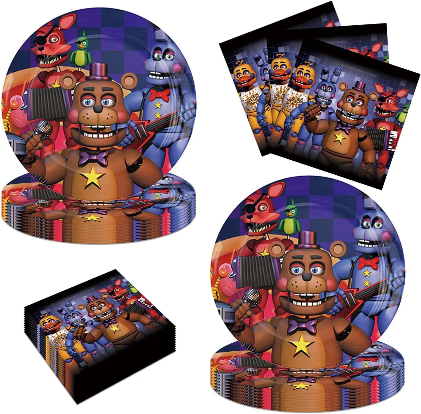 FNAF-Five-Nights-Freddyed-Birthday-Party-Decorations-Disposable ...