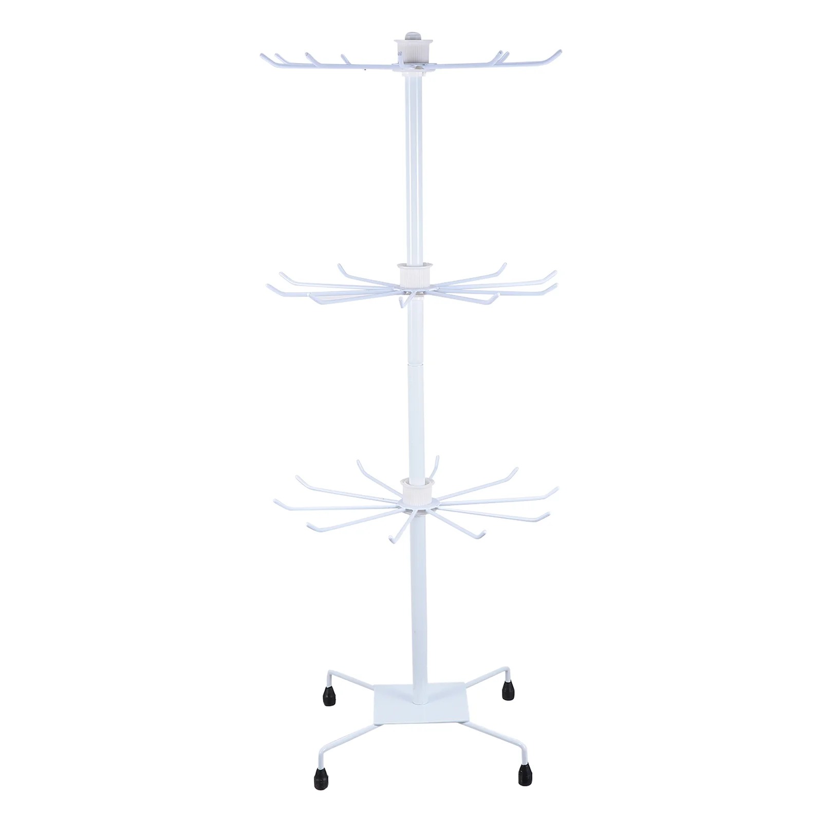 Hat-Rack-Stand-Display-Baseball-Cap-For-Standing-Caps-Rotating-Metal ...