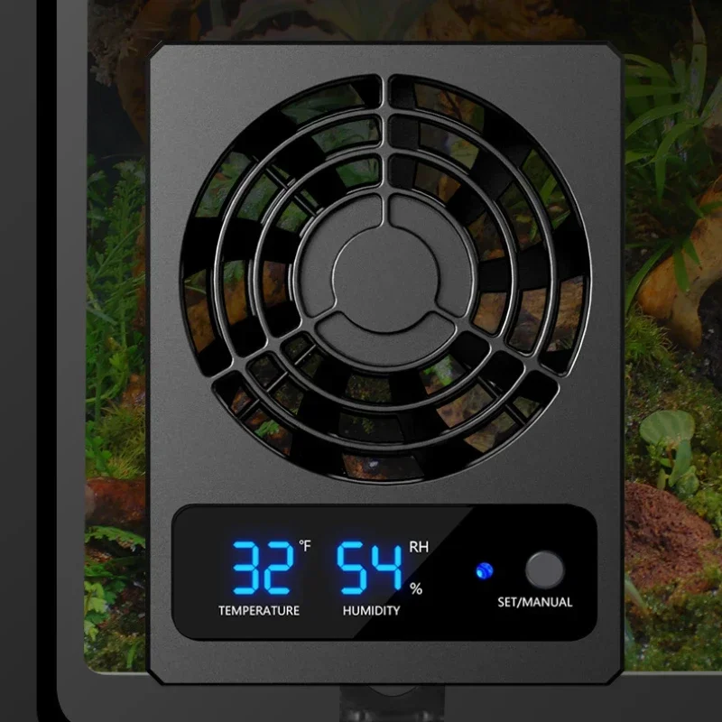 Reptile-Enclosure-Smart-Cooling-Fan-With-LED-Display-Amphibians ...