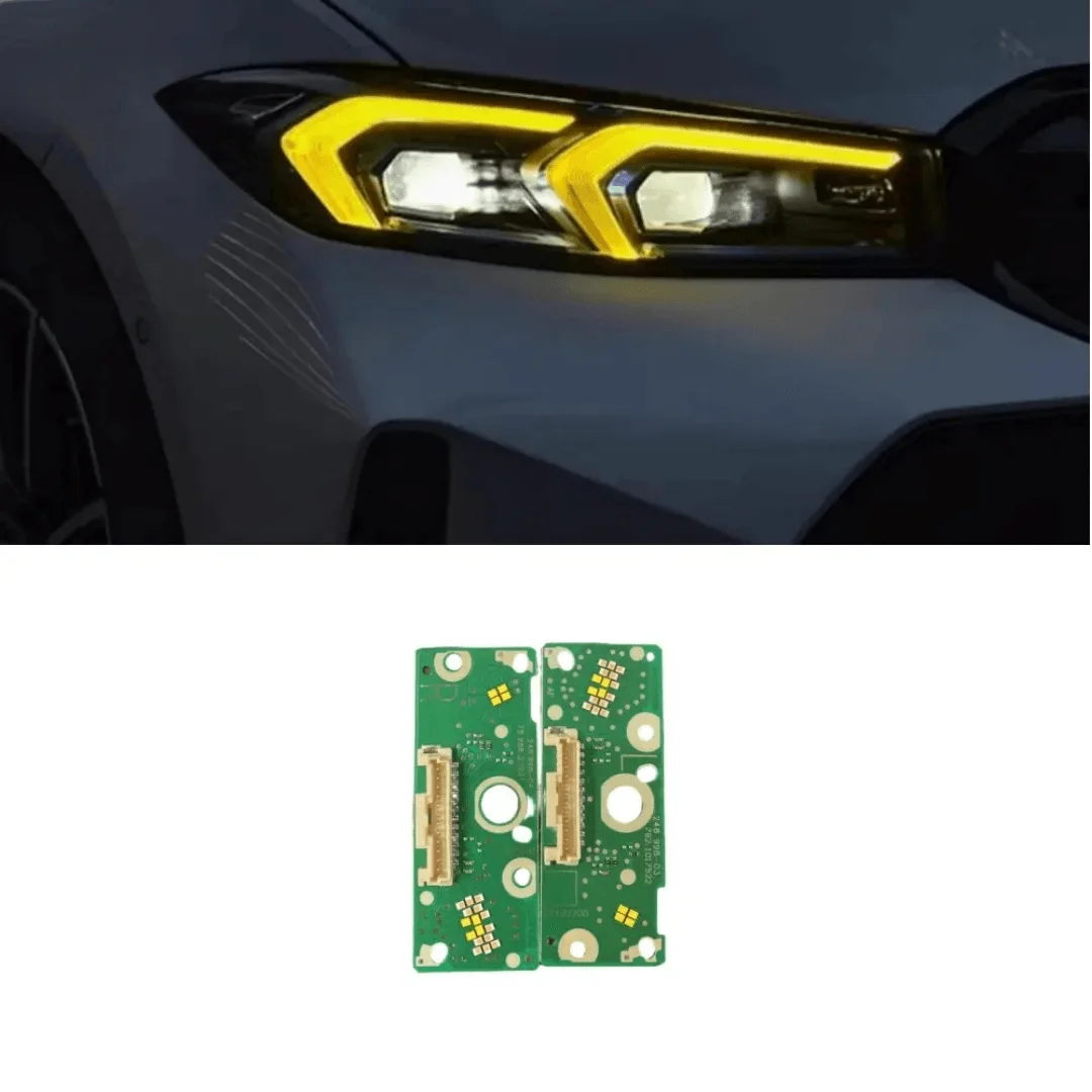 Yellow Angel Eyes DRL LED PCB Boards For 2023 2024 BMW 3 SERIES G20 G21 ...