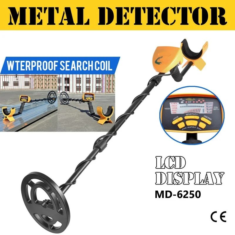 MD 6250 Professional Metal Detector High Performance Underground Metal ...
