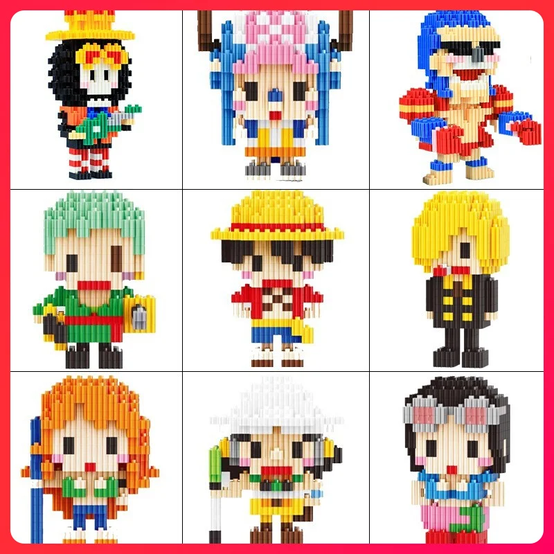 One-Piece-Luffy-Chopper-Micro-Diamond-Building-Blocks-bricks-3D-DIY ...