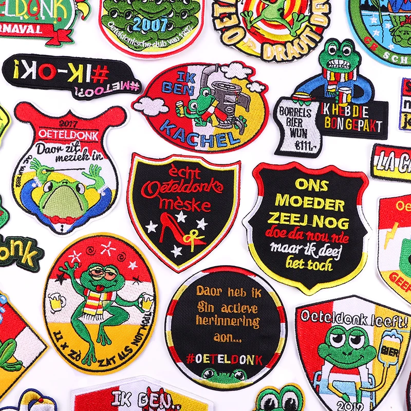 Embroidered Patches Netherland Oeteldonk Emblem Patch Netherland ...