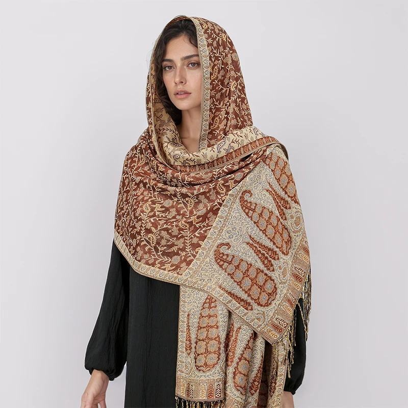 NEW-2024-Winter-Women-Bufanda-Jacquard-Scarf-Printed-coquette-fashion ...
