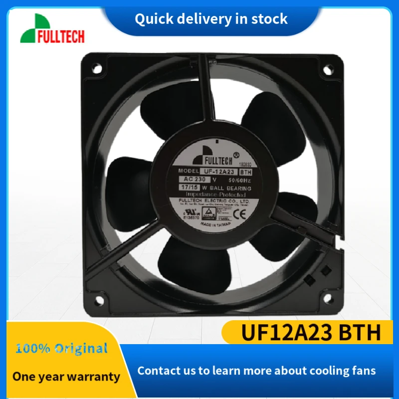 FULLTECH-UF-12A23BTH-AC230V-50-60HZ-17-15W-UF12A23-120x120x38mm ...