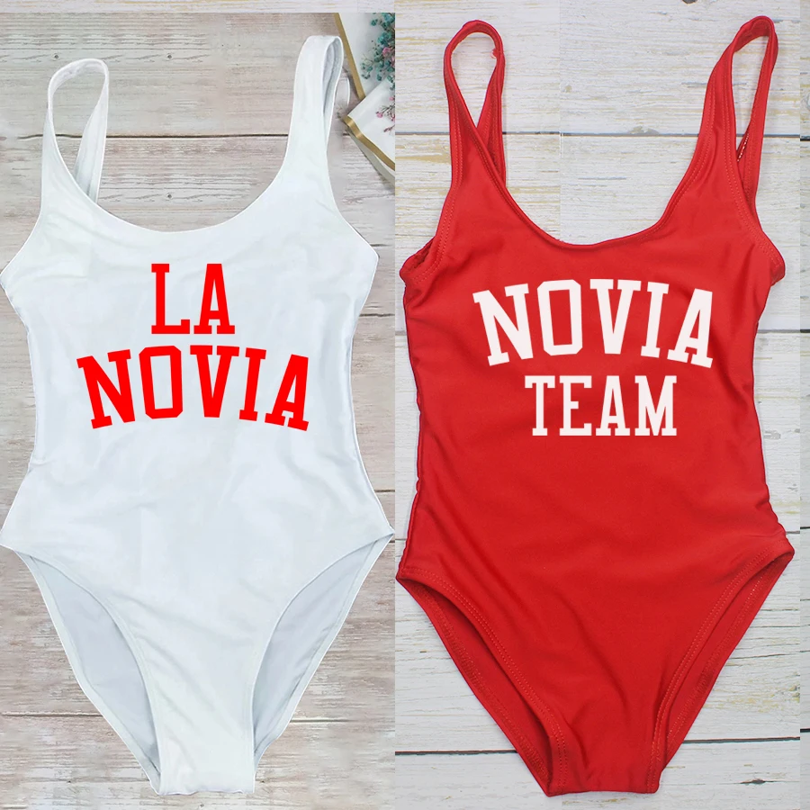 Bulk-One-Piece-La-Novia-Swimsuit-Women-Spanish-Novia-Team-Swimwear ...