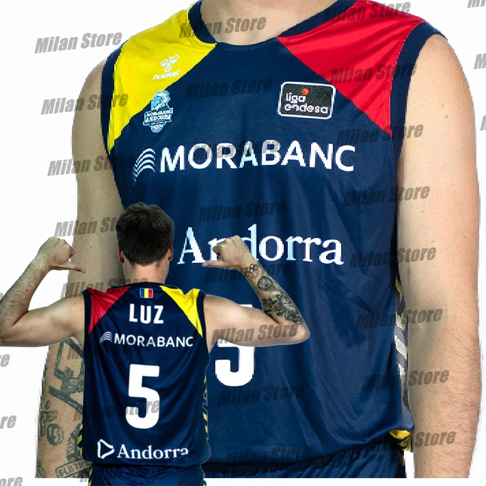 T-Shirt-For-Men-Spanish-Basketball-Jersey-Shirt-BC-Andorra-Basketball ...