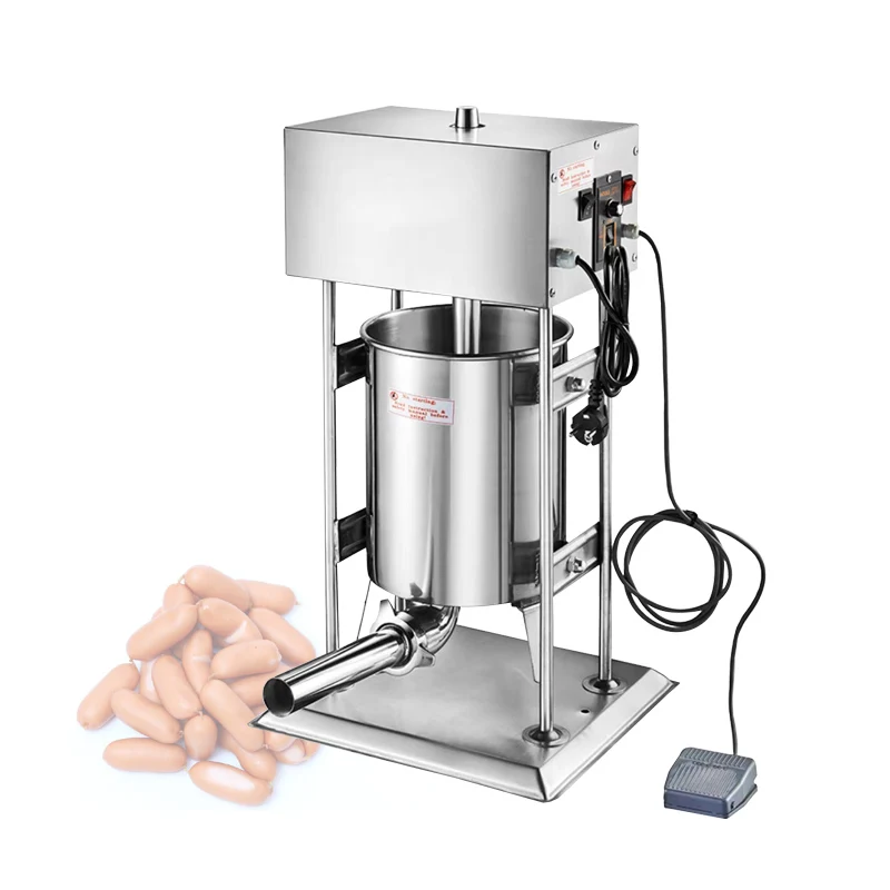 Electric Sausage Stuffer Filling Machine 10L 15L Hot Dog Filler ...
