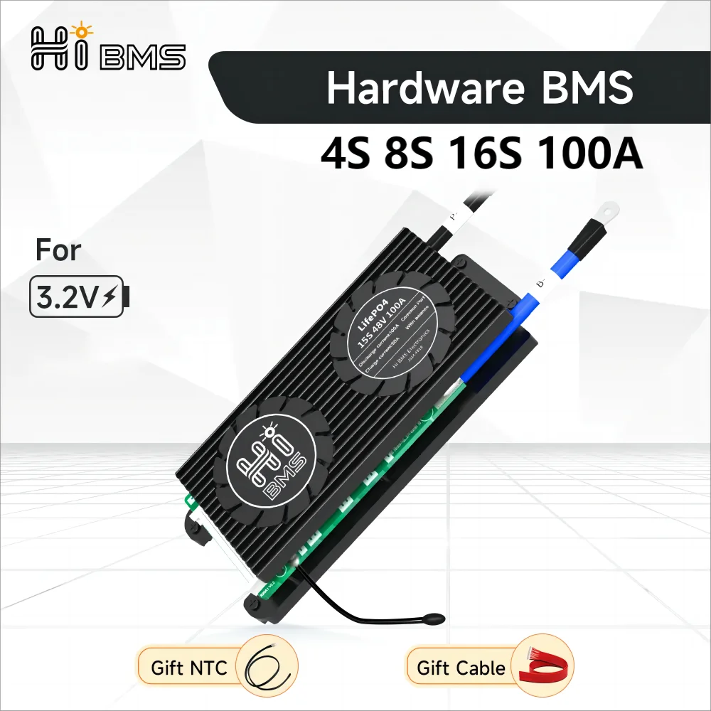 Hi-BMS-lifepo4-4S-12V-8S-24V-16S-48V-100A-balance-NTC-passive-balancer ...