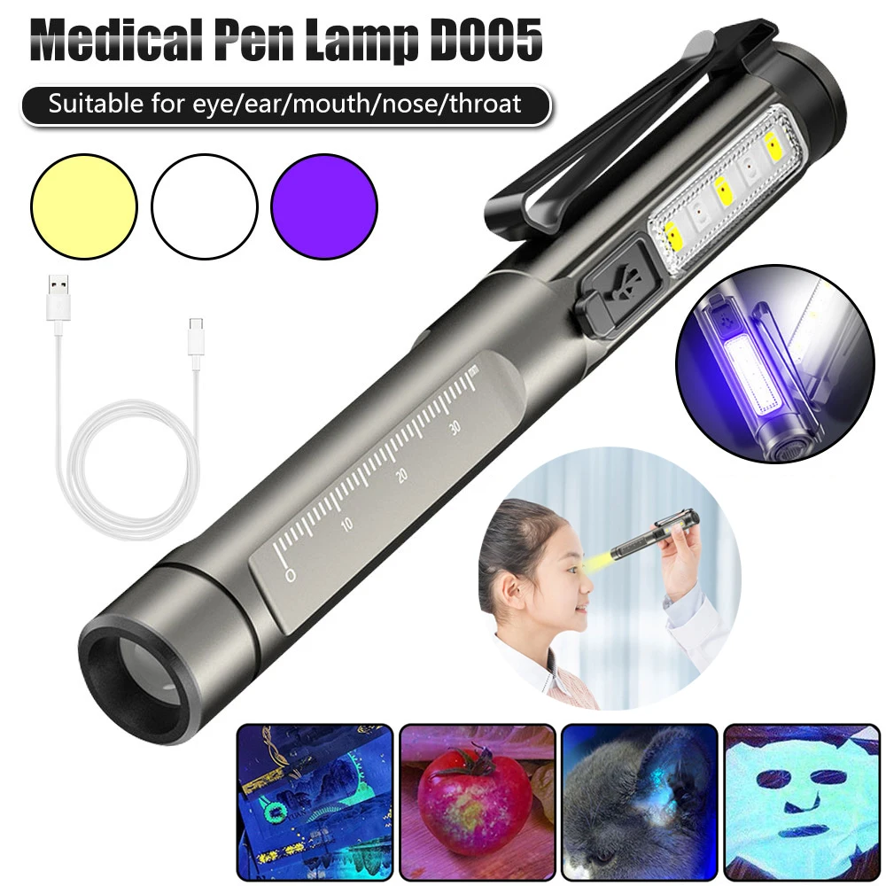 Emergency Medical Pen Light Handy First Aid Work Inspection Flashlight ...