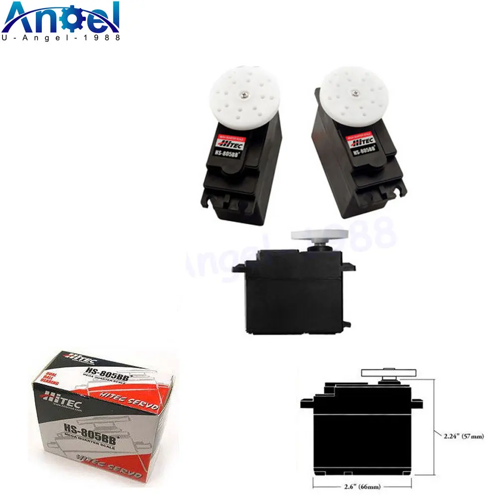 Hitec-HS-805BB-152g-24-7kg-14-Sec-Major-High-Torque-Mega-Giant-Scale ...