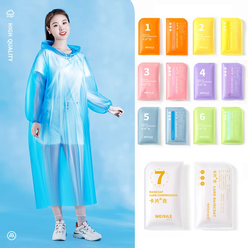 1pc-Disposable-Card-Compression-Raincoat-Men-and-Women-Rainwear-Hooded ...