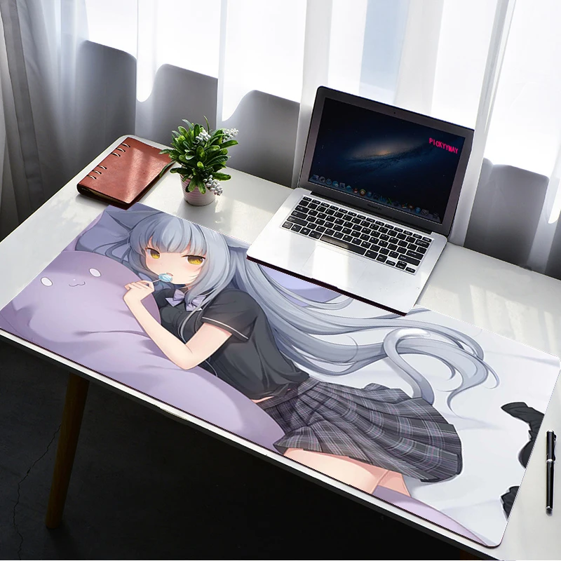Anime Girl On Computer