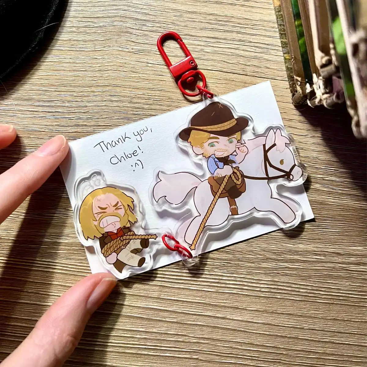Game-RDR2-Cartoon-Arthur-Morgan-Keyring-Red-Dead-Redemption-2-Keychain ...