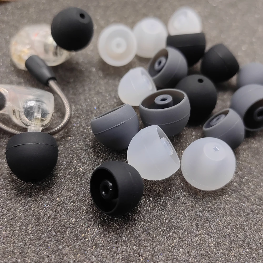 Earphone-Tips-Silicone-Caps-Earbuds-Cover-Ear-Pads-Replacement-For ...