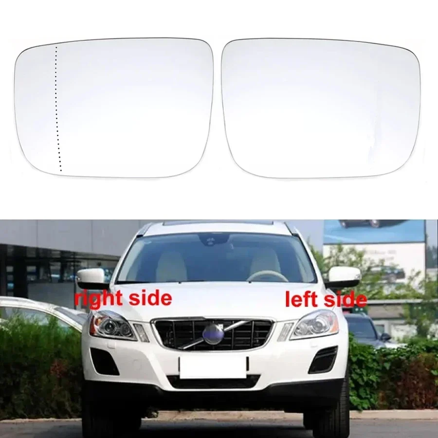 For-Volvo-XC60-2009-2010-2013-2014-2017-Car-Rearview-Mirror-Lenses ...
