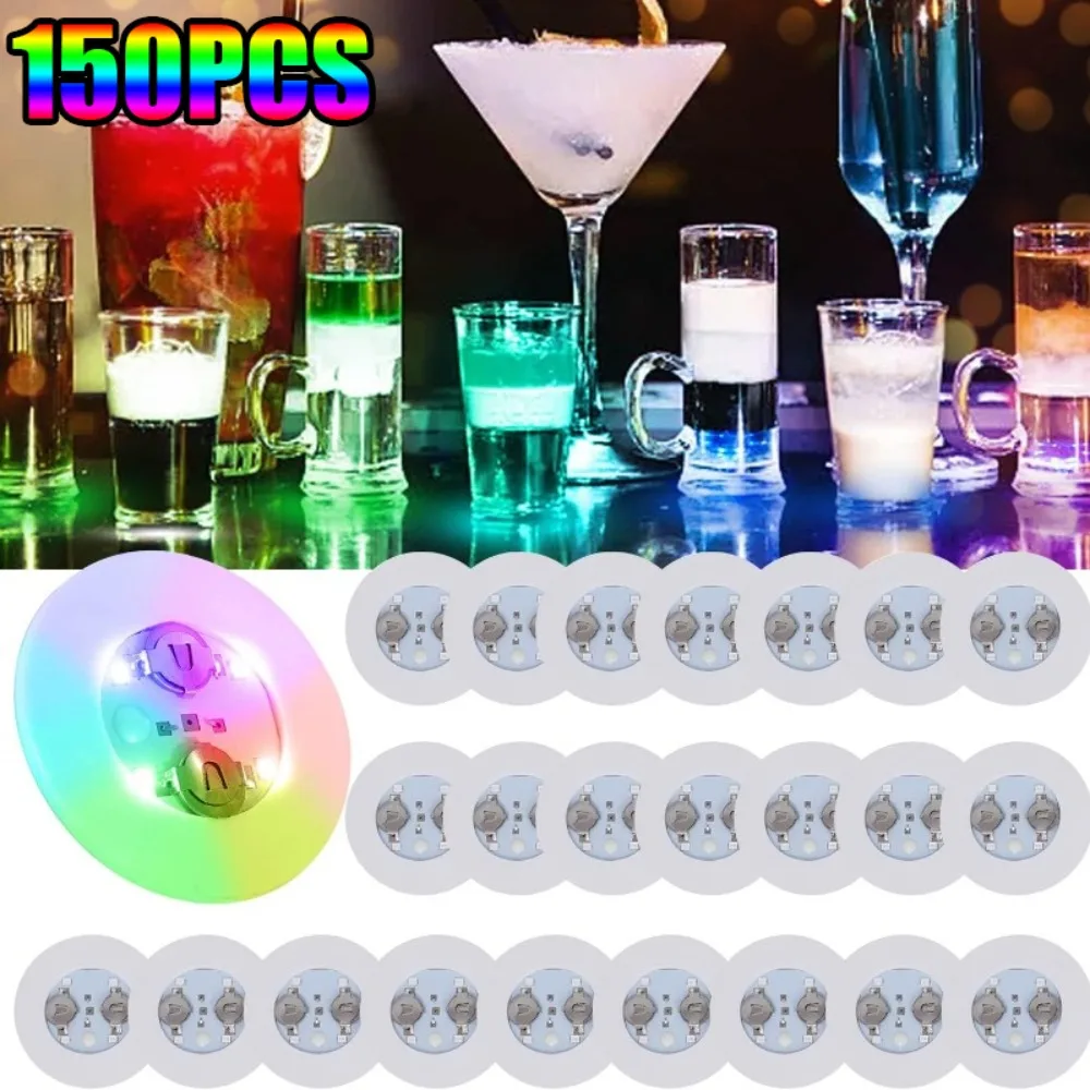 Luminous-Coaster-Stickers-LED-Bar-Drinks-Cup-Pad-Wine-Liquor-Bottles ...