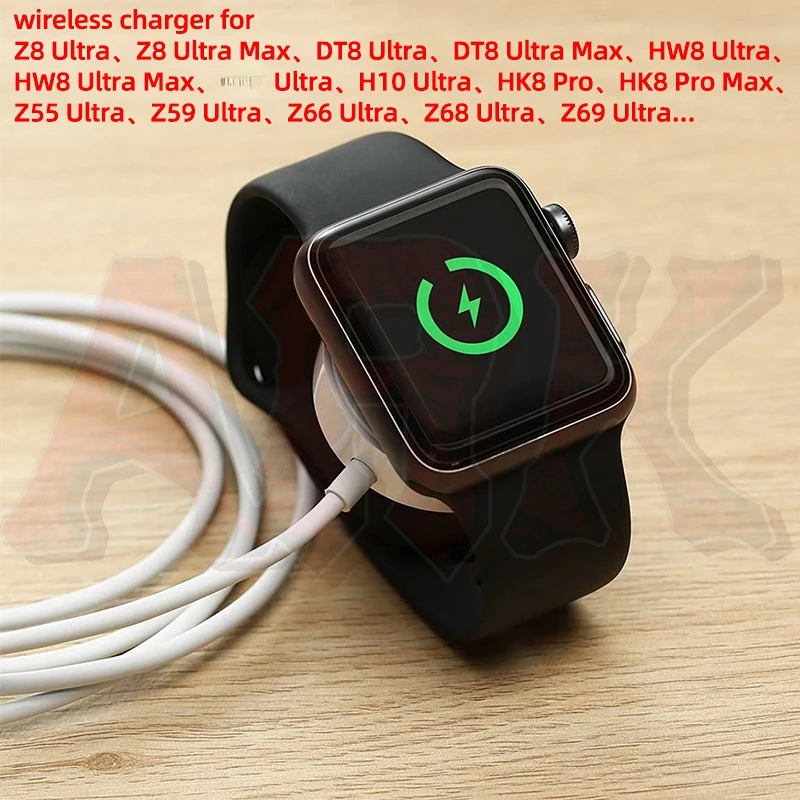 Z8 Ultra Smartwatch Wireless Charger for DT8 Ultra Max Smart Watch HK8 ...