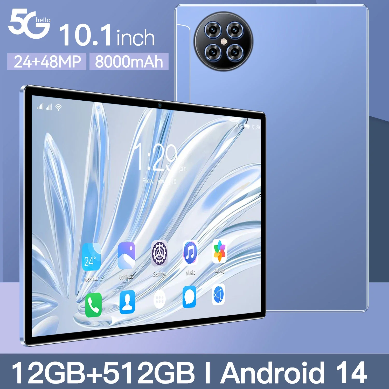 Pad-X90-Android-14-Tablet-Mi-Tab-Original-5G-WiFi-Snapdragon-870-12GB ...