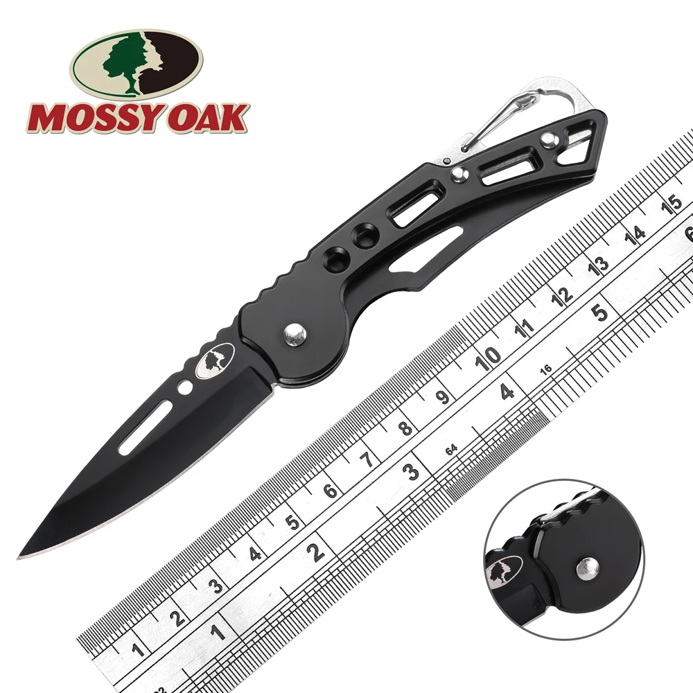 MOSSY-OAK-9CM-Small-Folding-Pocket-Knife-Stainless-Steel-Outdoor ...