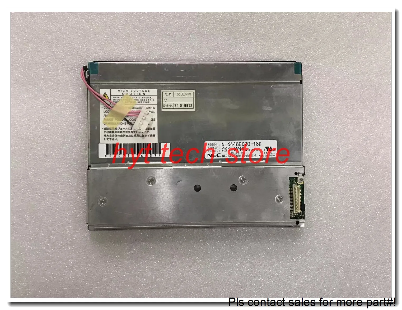 6.5 INCH LCD NL6448BC20-18 NL6448BC20-18D 640*480, Original in stock ...