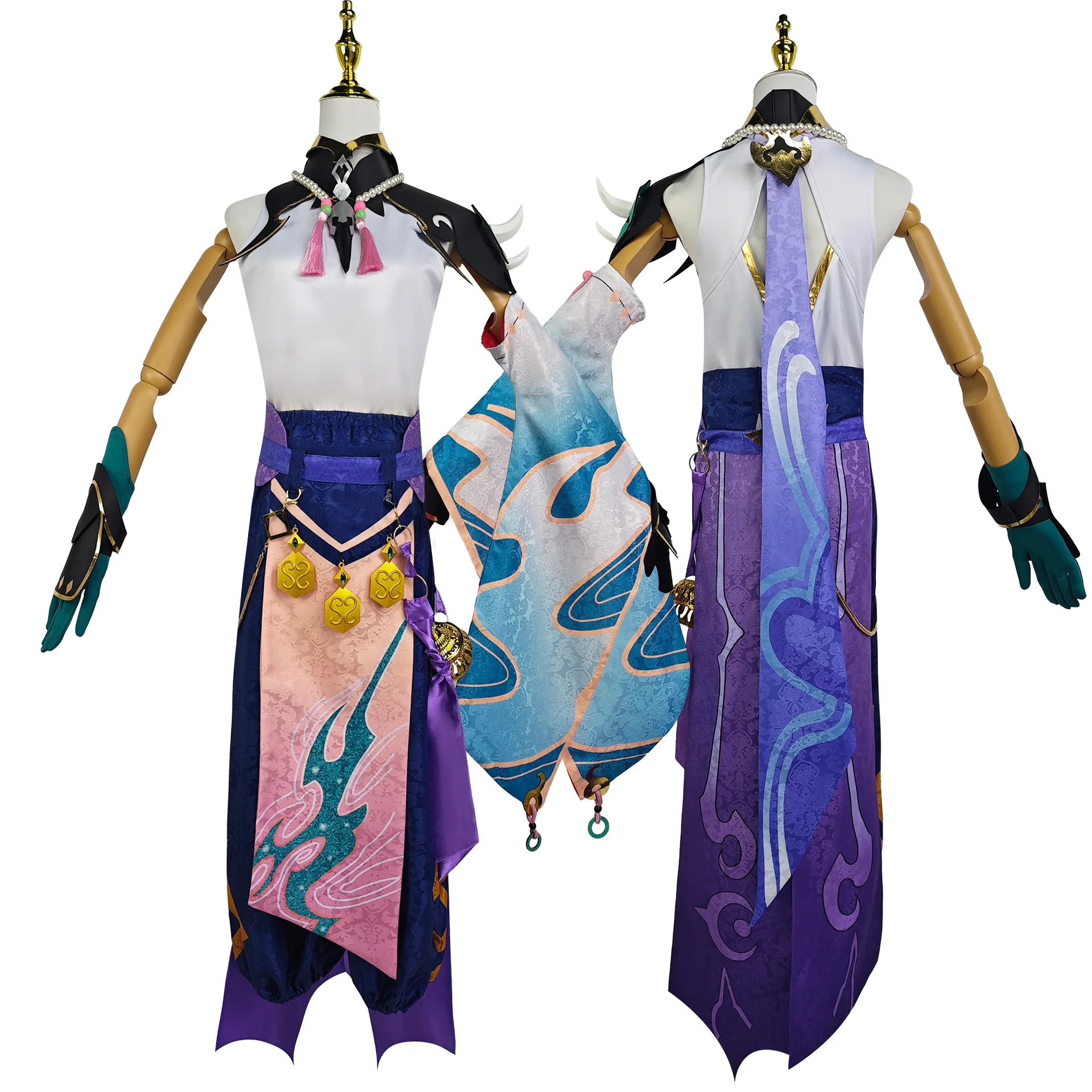 Game-Genshin-Impact-Cosplay-Costume-Xiao-Cosplay-Full-Set-Men-Women ...