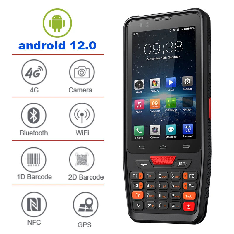 Android-12-OS-Handheld-Terminal-1D-2D-Barcode-Scanner-Data-Collector-4G ...