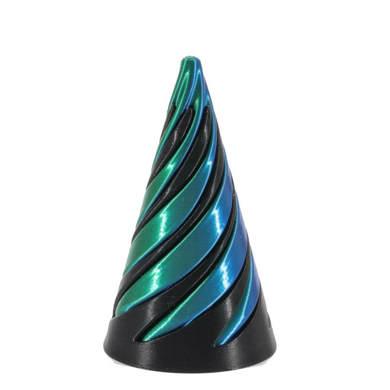 3d Fidgets Pyramid Spiral Cone - 3D Printed Optical Illusion Desk ...