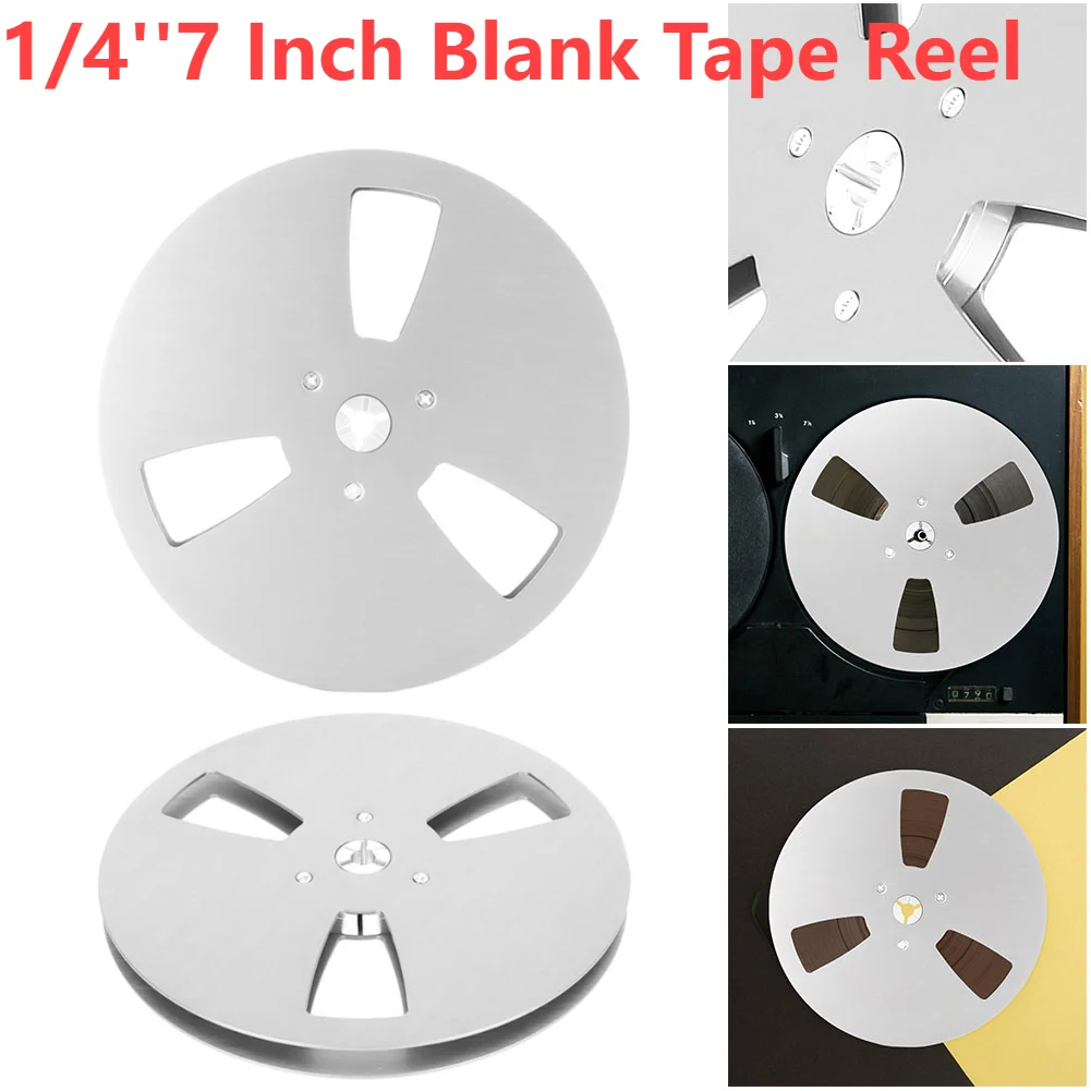 1/4 7 Inch Blank Tape Reel Aluminum Alloy Empty Tape Reel 3 Holes ...
