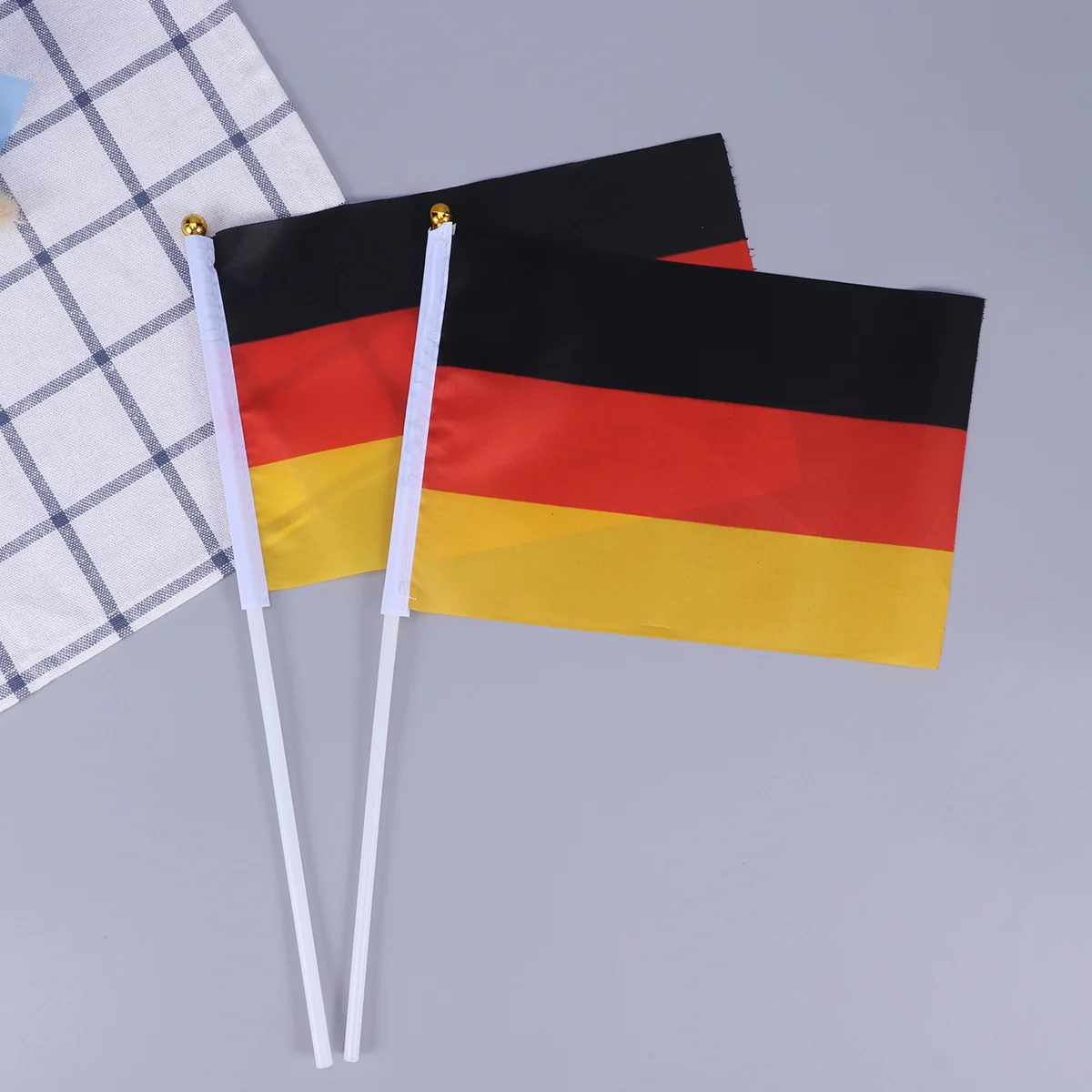 50pcs-Hand-Held-Small-Germany-Flag-On-Stick-International-Stick-Flags ...
