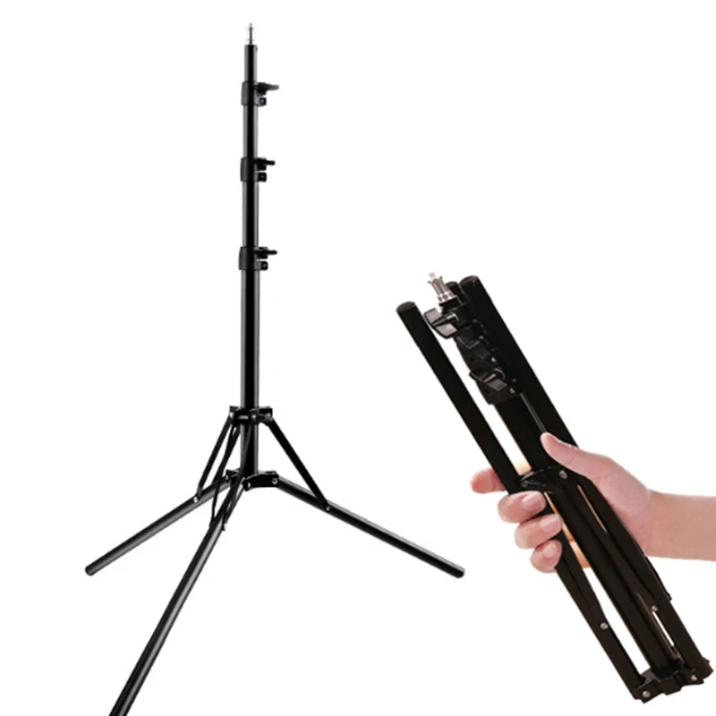 2M 2m 6.5ft Stand Tripod Folding stand Light Stand For Softbox Photo ...