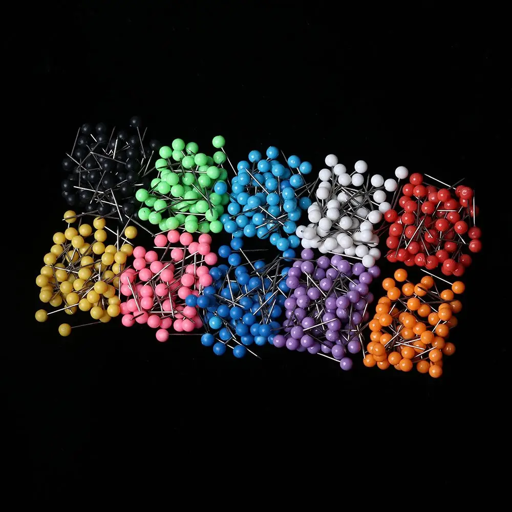 500-Piece Colored Map Tacks – Desk Ready Shop