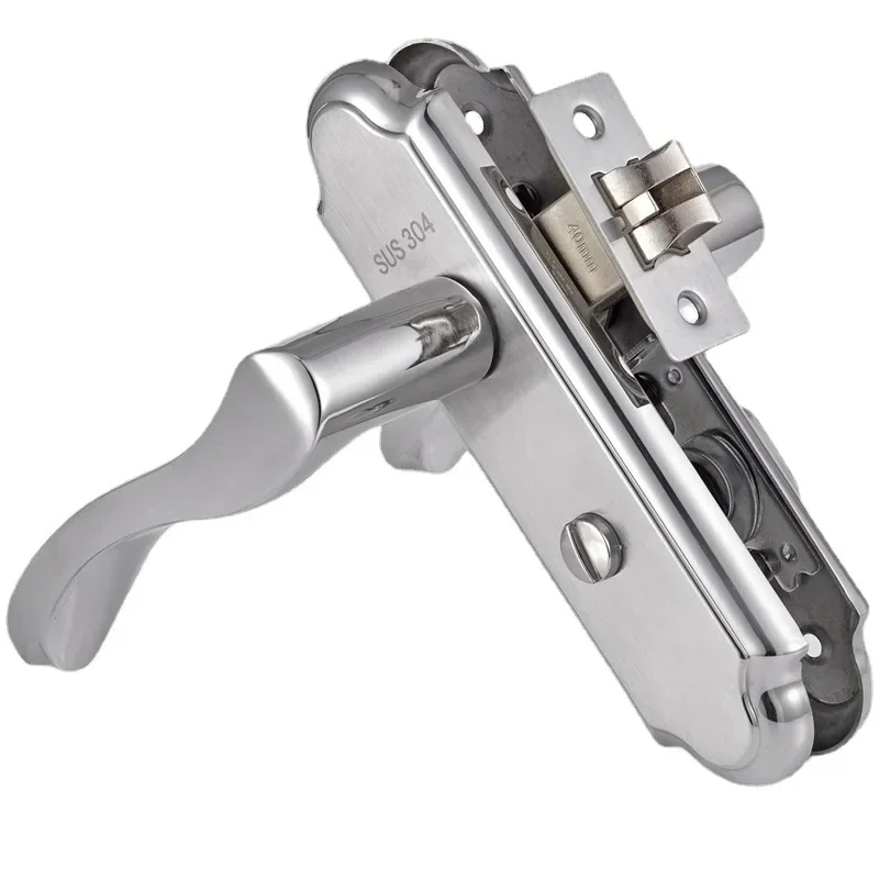 Keyless-Bathroom-Toilet-Private-Room-Bedroom-Lock-Lever-Lock-Hardware ...