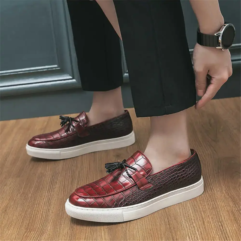 Zapatillas-de-deporte-informales-para-hombre-mocasines-blancos-anchos ...