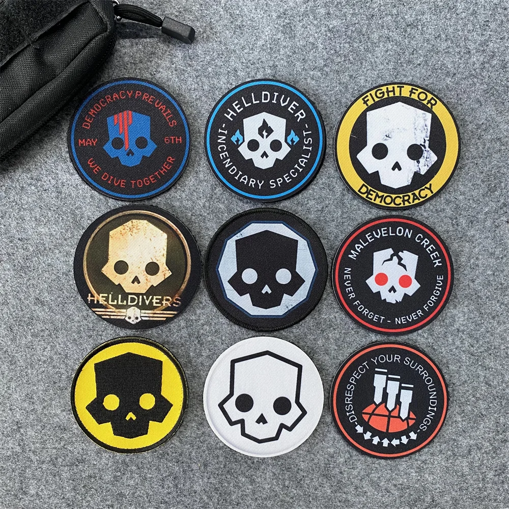 Helldivers-2-Hook-and-Loop-Tactical-Morale-Badge-Patch-HE-Barrage ...